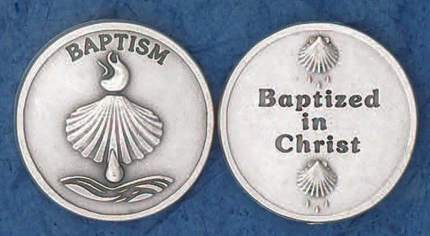 Baptized in Christ Token (Pack of 25) – Christian Anchor